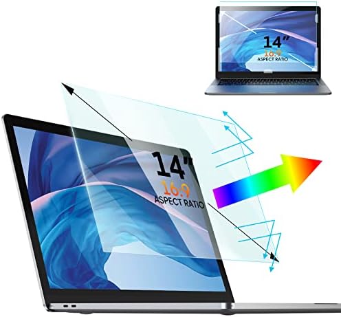 Amazon.com: Anti Blue Light Screen Protector 14 Inch, Removable Blue ...