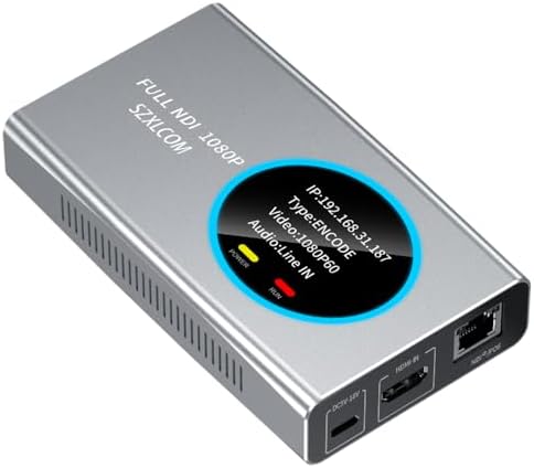 Amazon.com: Full NDI Video Encoder Decoder, HDMI to NDI Converter ...