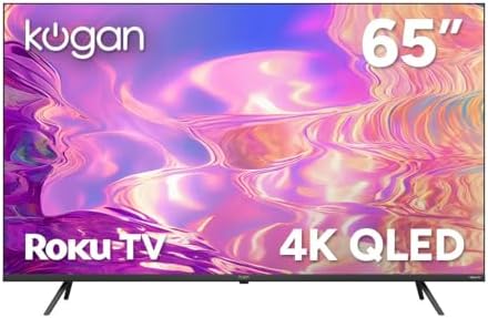 Kogan 65" QLED 4K Smart Compatible with Roku TV - R96Q - KAQL65R96KA ...