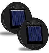 Replacement Solar Light Parts, 2 Pack Solar Lights Replacement Top, 8 ...