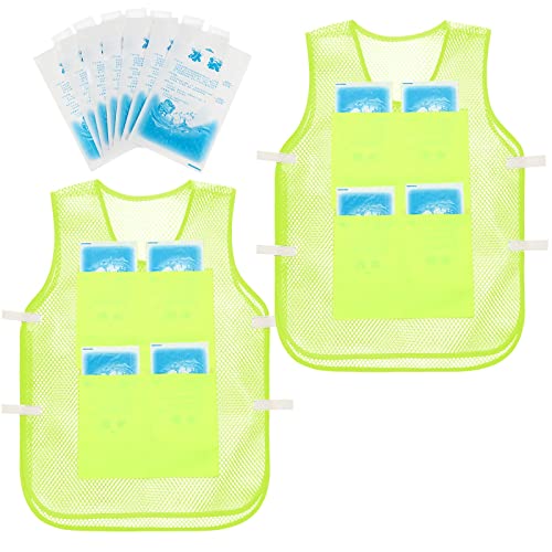 FlexiFreeze Ice Vest, Best Body Cooling Device with 96 Cubes