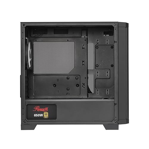 Rosewill FBM-X3 Micro ATX Mid Tower Case - Tempered Glass Side Panel ...