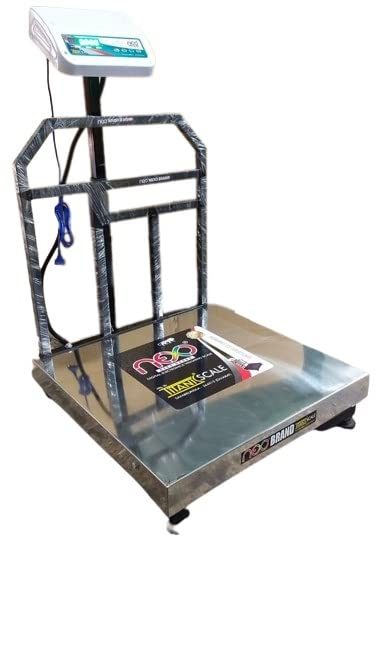 TITANIC SCALE SS 500 KG DIGITAL WIGHING SCALE -600MMX 600MM-PACK OF 1 ...