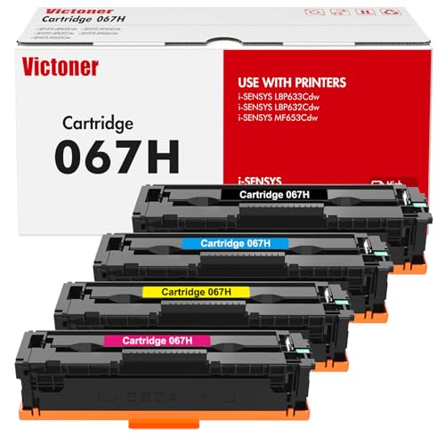 067H 067 Toner Cartridge Set 4 Pack High Yield MF656Cdw Compatible ...