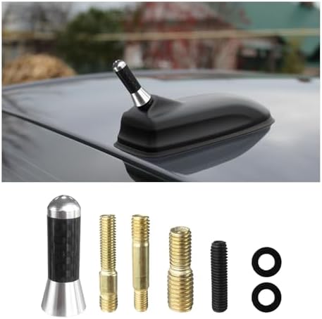 Amazon.com: Sylvil Car Short Antenna, 1.37" Aluminum Radio Antennas ...