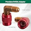 Amazon.com: HONG SEN R410A Adapter 4-Pack Set, 1/4" SAE Male to 5/16 ...