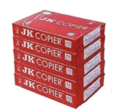 JK Red Copier Paper A4 Size 75 Gsm (5 Ream/2500 Sheets) : Amazon.in ...