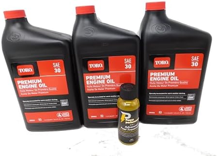 Amazon.com: Toro 38903 SAE 30 Engine Oil Quart and Fuel Treatment ...