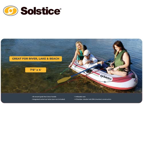 Snapklik.com : Solstice Voyager 3-Person Inflatable Fishing Boat ...