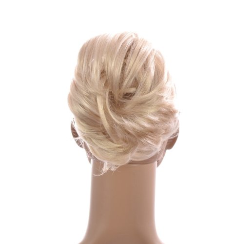 Amazon.com : Platinum Blonde Pony Crop Ponytail Hairpiece | Cute Clip ...