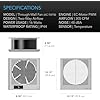 AC Infinity Room to Room Fan 8”, Two-Way Reversible Airflow Through-the ...