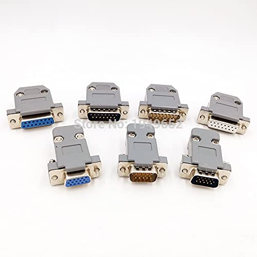 D Type Vga Plug Data Connector 2/3 Row 15Pin Port Socket Adapter Female ...