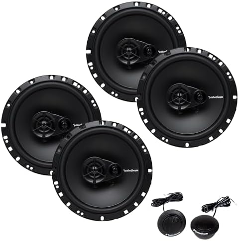 Amazon.com: Rockford Fosgate Rockford 2 Pair R165X3 6.5" 180W 3 Way Car ...