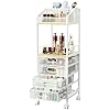 Amazon.com: HapiRm Makeup Organizer Storage Cart - Floor Skincare Make ...