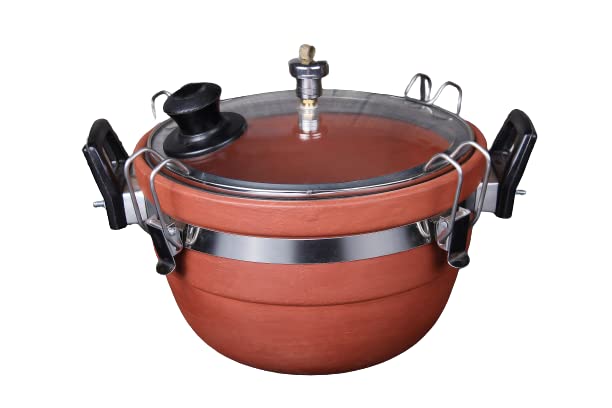 Buy Organic earthen pressure cooker Online at Low Prices in India ...