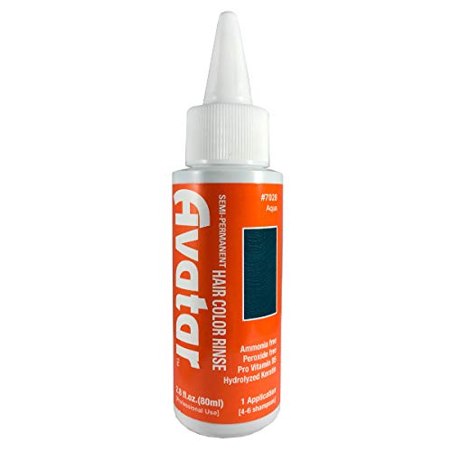 Amazon.com : Avatar Classic Semi-Permanent Hair Color, 7028, Aqua, 2 ...
