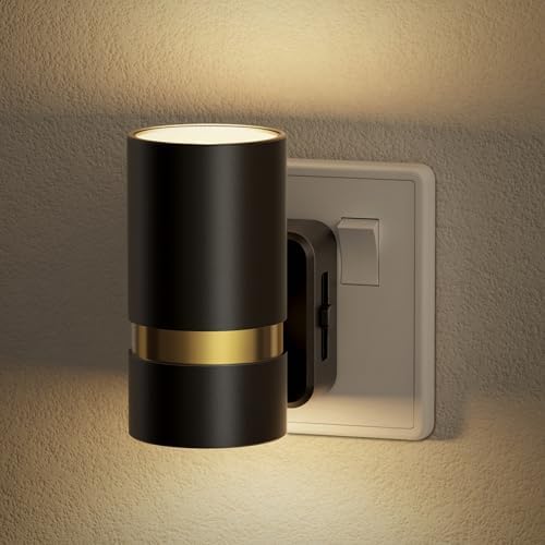 JandCase Night Light Plug in Wall, Dimmable Night Light with Dusk to ...