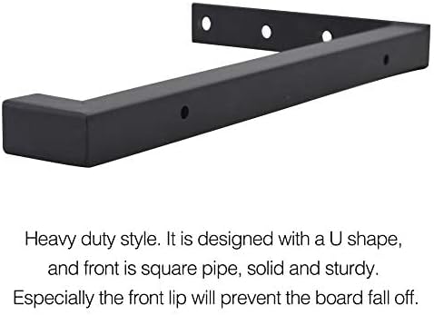 Ouvin 6 Pack Heavy Duty Shelf Brackets Wall Mounted Industrial ...