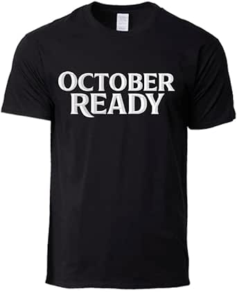 October Ready T-Shirt Funny Baseball Shirt Unisex Vintage for Ready ...