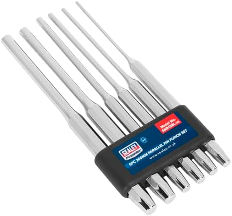 Sealey Ak9128L Parallel Pin Punch Set 6Pc 200Mm : Amazon.co.uk: DIY & Tools