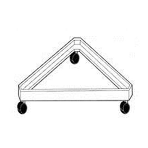 Amazon.com: Triangle Base for Gridwall with Casters Chrome 1 Ct ...