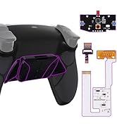 Amazon.com: eXtremeRate Black Rubberized Grip Programable RISE4 V3 ...