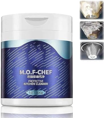 Amazon.com: NHIKLATA Mof Chef Cleaner Powder, 500g Stubborn Grease ...