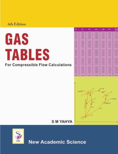 Gas Tables: For Compressible Flow Calculations: Yahya, S. M ...