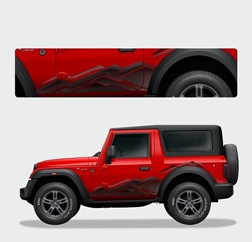 Body Graphics Sticker Compatible with Mahindra Thar 2020 (GL-268 G ...