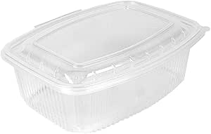 Garcia de Pou - Hinged Lid Container 2000ml 9.25" x 7" x 3.1" Clear PP ...