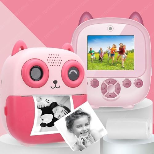 Instant Print Camera for Kids - 1080P HD, 48MP, SD Card, Bluetooth ...