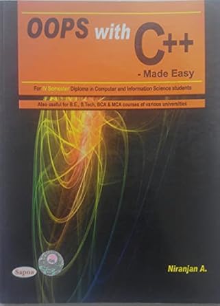 Amazon.in: Buy Oops With C++ Made Easy For IV Sem Diploma In Computer ...