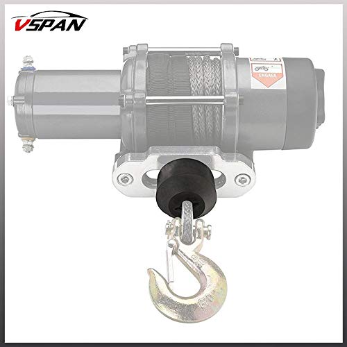 Universal Winch Stopper Black Rubber Winch Rope Cable Stopper Line ...