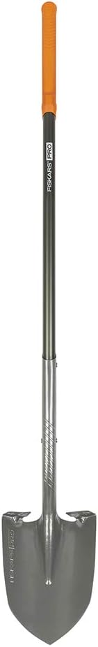 Amazon.com : Fiskars Pro Digging Shovel - 60" Heavy Duty Gardening Tool ...