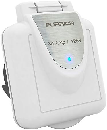 Amazon.com: Furrion F30INS-BS-AM Black Square 30 Amp RV Inlet with ...