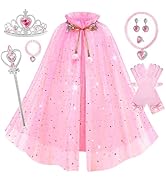 Girls Princess Dress Up Birthday Party Luxury Cosplay Costume Outfit ...