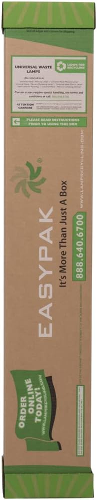 Amazon.com: EasyPak™ 4’ VaporShield® Standard Lamp Recycling BoxQ ...