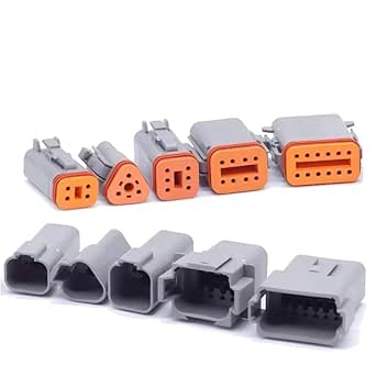 Amazon.com: 5/10/20 Sets Waterproof Wire Automotive Connector Kit Sealed DTM/DTP/DT15/DT13 DT06 ...