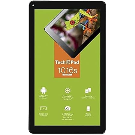 Tech Pad X9 Tableta 9", 16GB Disco Duro, 1GB RAM, Quad Core, Cámara 0.3 ...