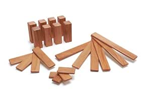 22 Piece Tegu Endeavor Magnetic Wooden Block Set, Mahogany : Amazon.in ...