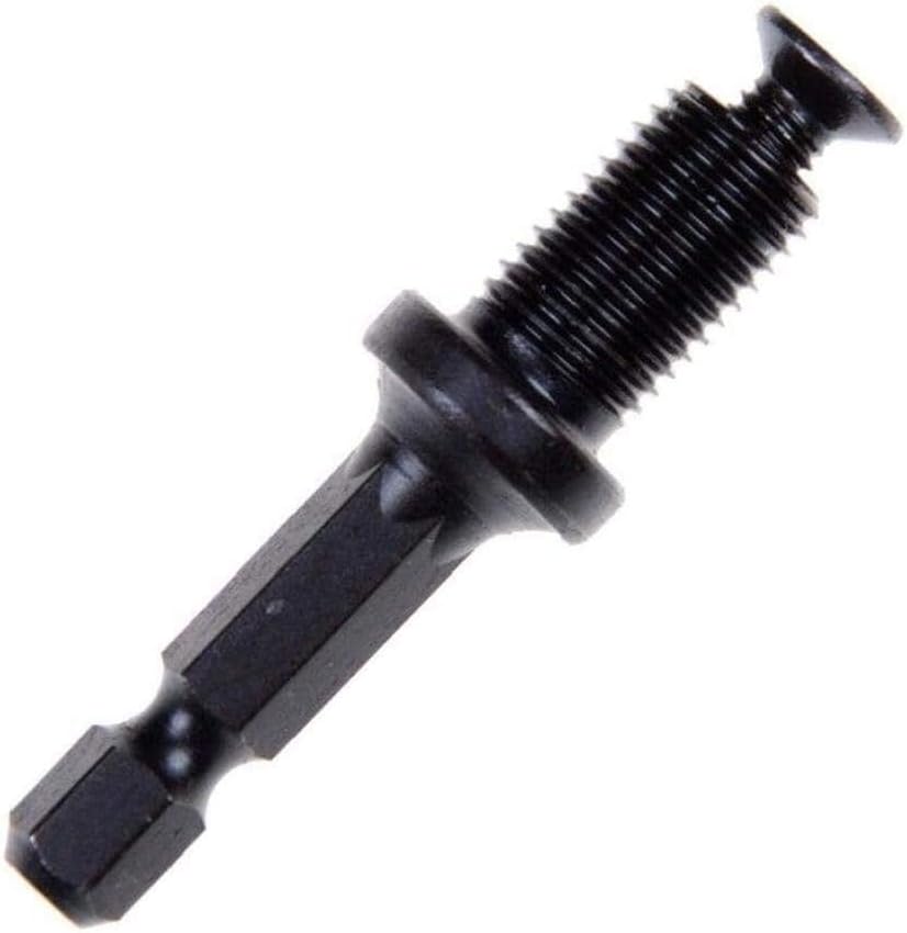 uxcell Drill Chuck Adapter 3/8-24UNF Thread Keyless Drill Chuck Adapter ...