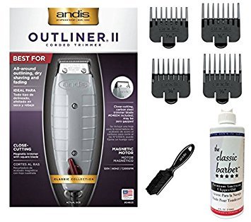 Amazon.com: Andis Outliner II Square Blade Trimmer Bundle: Includes ...