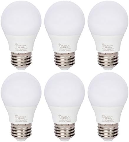 GIOVAR 2-Pack LED Refrigerator Light Bulbs 40 Watt Equivalent 120V, A15 ...
