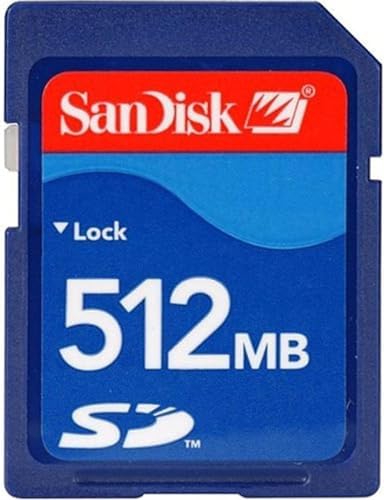 Amazon.com: SanDisk SD - Flash Memory Card - 512 MB - SD : Electronics