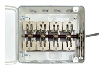 Electric Changeover Switch - 63 Amp - 4 pole 415 volt Jointless metal ...