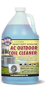 Amazon.com: Nature's Freedom HVAC Coil Cleaner – Heavy Duty Alkaline ...