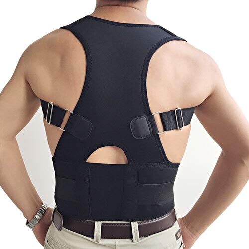 Adjustable Neoprene Spine Strap Posture Lumbar Support Belt for Men ...