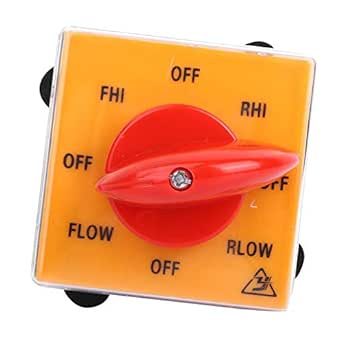 Ubersweet® Changeover Switch,T-16EXF64D-6 8-Position Rotary Cam ...