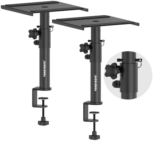 Amazon.com: Vondynote Set of 2 Studio Monitor Stands Desktop Clamp ...