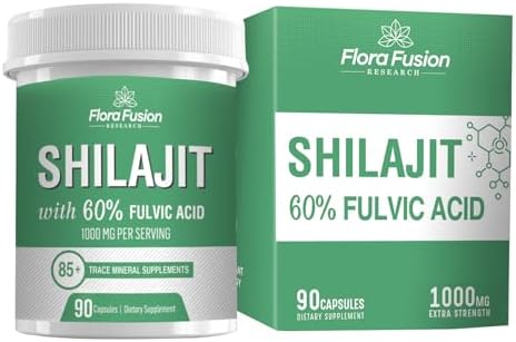 Amazon.com: Flora Fusion Research SHILAJIT Capsules 1000mg – Himalayan ...